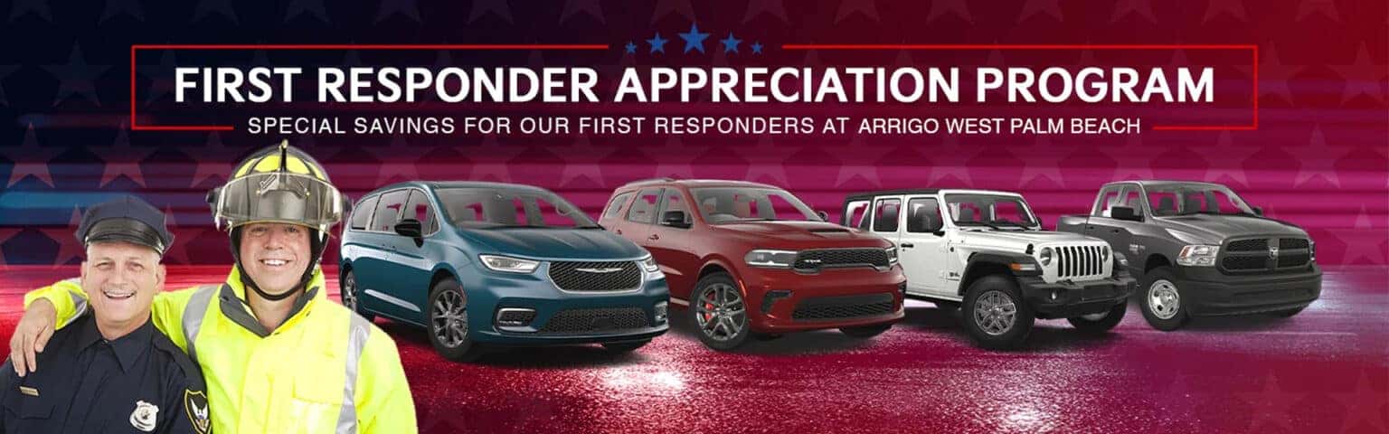 First Responder Offer | Arrigo CDJR of West Palm Beach