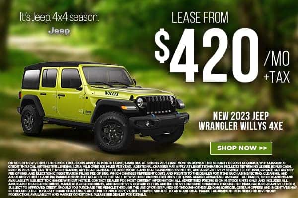 Monthly Chrysler Dodge Jeep RAM Lease Deals | Fort Pierce