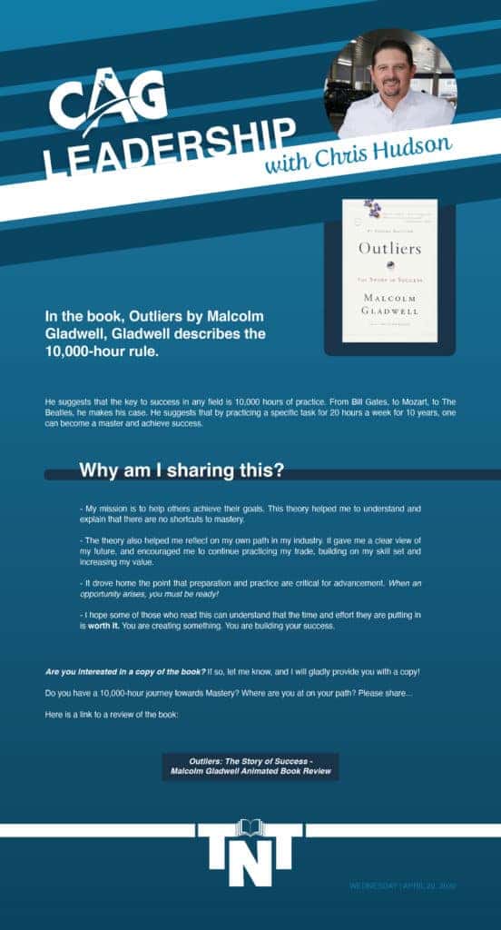 Outliers: 1,000 Hour Rule | Continental Automotive Group