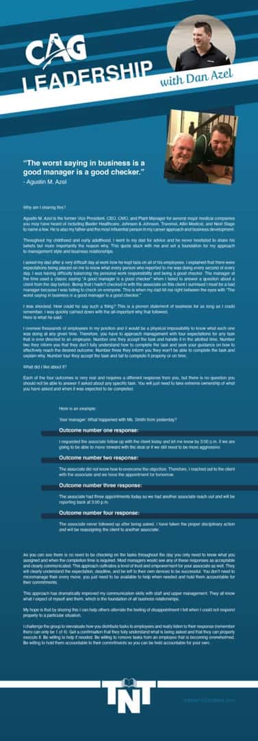 Four Manager Expectations | Continental Automotive Group