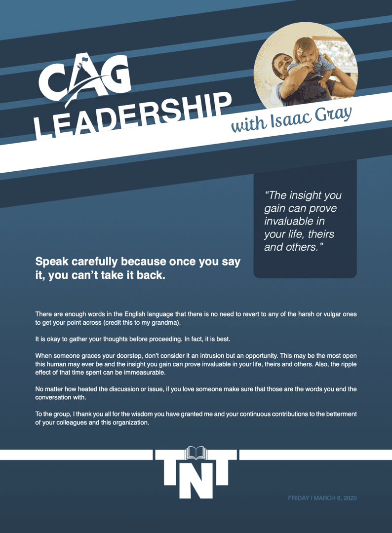 Things I Have Learned - Isaac Gray | Continental Automotive Group