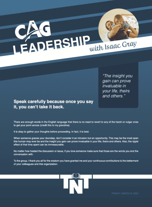 Things I Have Learned - Isaac Gray | Continental Automotive Group