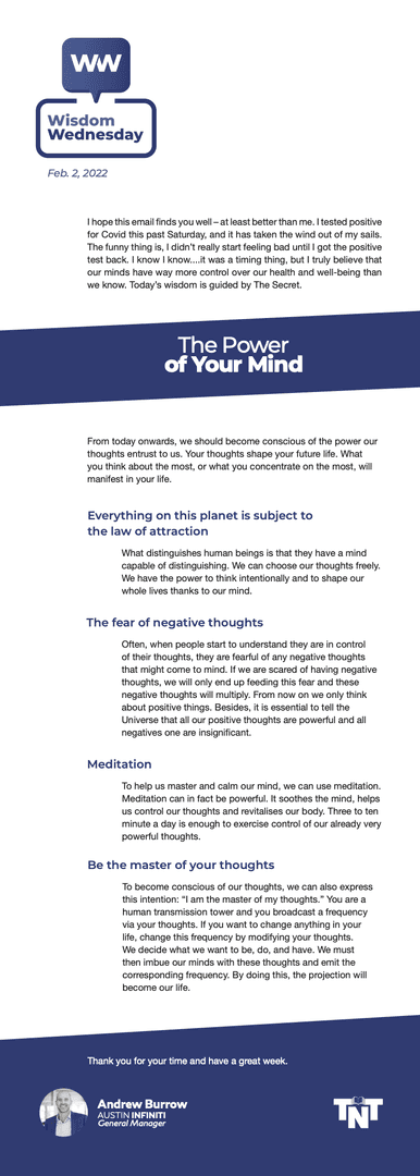 Wisdom Wednesday - Choices: Event Response Outcome | Continental ...