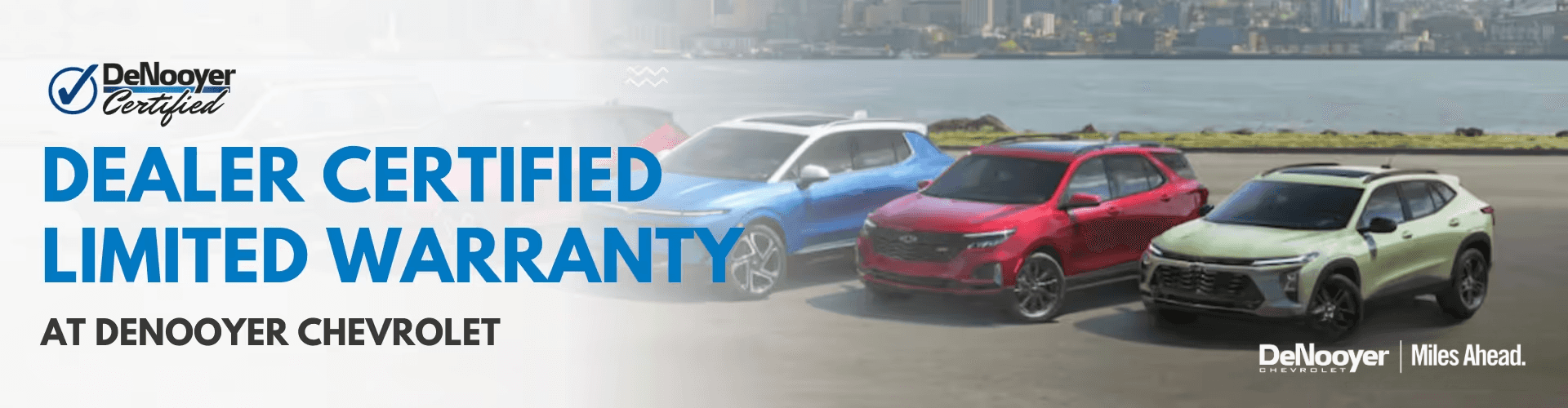 Dealer Certified Limited Warranty Near Vicksburg, MI - DeNooyer