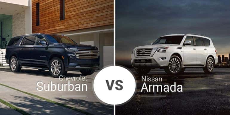 2022 Chevrolet Suburban vs 2022 Nissan Armada - Garber Chevrolet Linwood