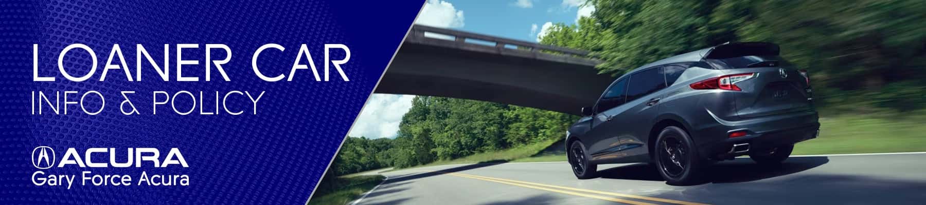 Loaner Cars | Gary Force Acura