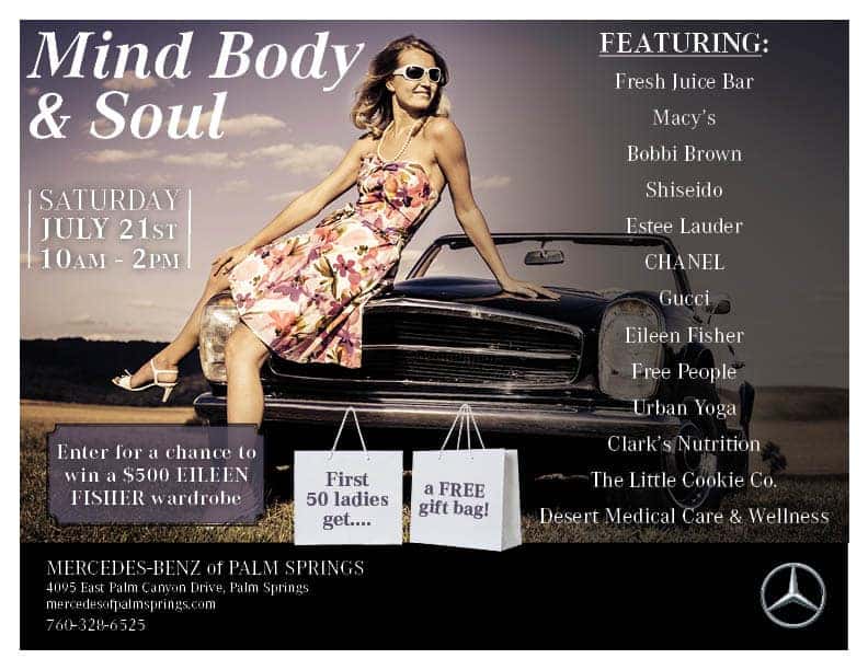 Summer Mind Body & Soul Event | Mercedes-Benz of Palm Springs