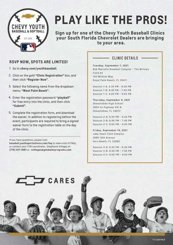 Chevy Youth Baseball | Schumacher Auto Group