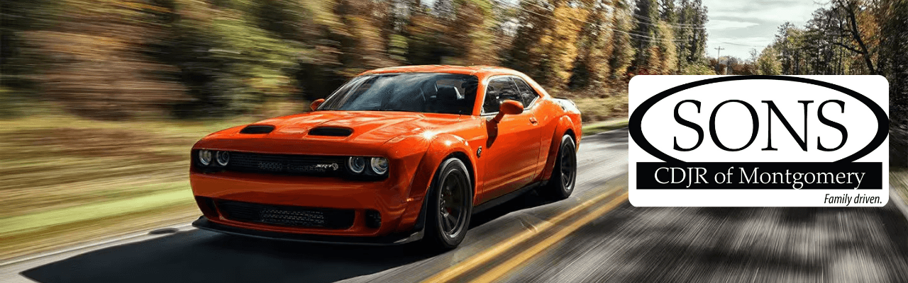 SONS CDJR Fiat: Your Montgomery Dodge Challenger Headquarters with ...