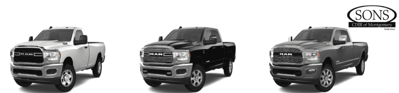 Find Your Perfect Truck at Montgomery Dealerships | SONS CDJR Fiat of ...