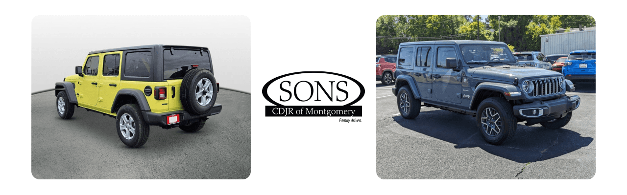 Jeep Wrangler For Sale in Montgomery | SONS CDJR Fiat of Montgomery