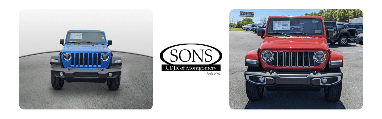 Montgomery Jeep Wrangler For Sale Near Me | SONS CDJR Fiat of Montgomery