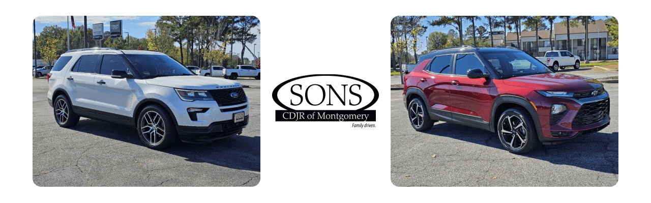 Used SUV For Sale in Montgomery | SONS CDJR Fiat of Montgomery