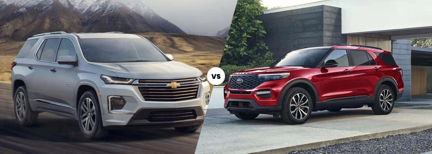 2022 Chevy Traverse vs. 2022 Ford Explorer | Walt Massey Chevrolet GMC ...
